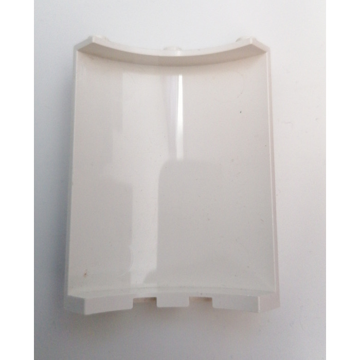 LEGO White Panel 4 x 4 x 6 Curved with Mechanical panels (30562 / 84481 ...