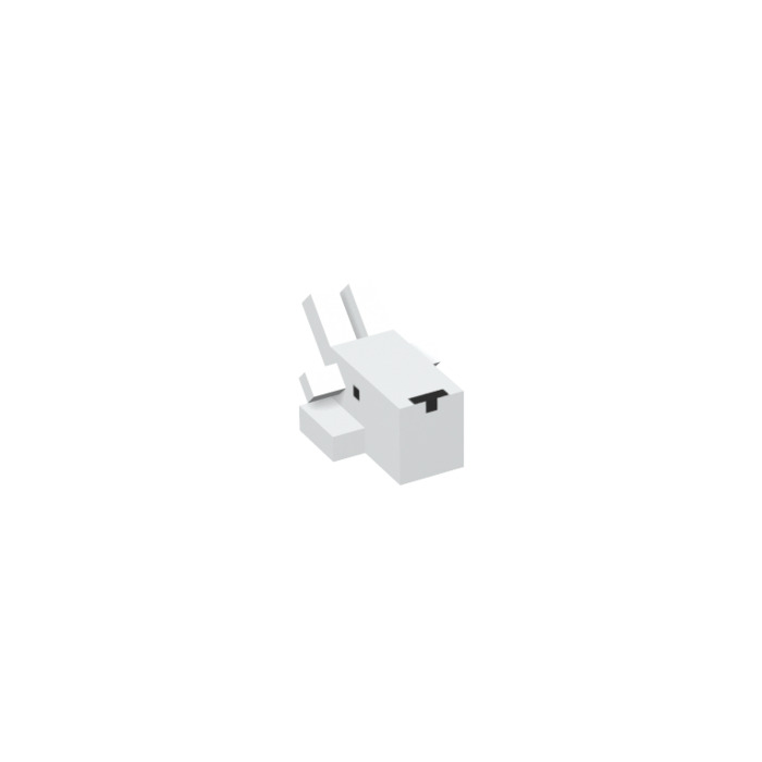 LEGO White Pixelated Minecraft Goat Head (1919) | Brick Owl - LEGO ...