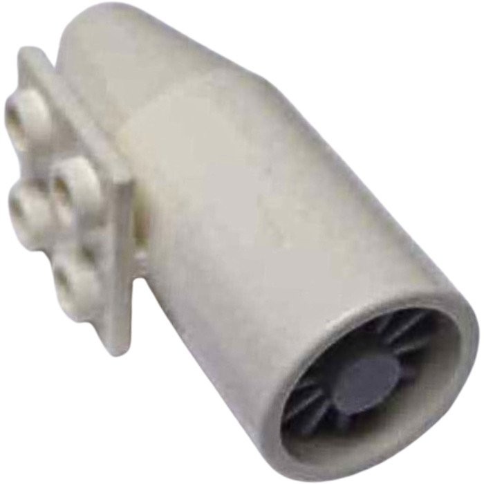 LEGO White Plane Jet Engine with Medium Stone Gray Center | Brick Owl ...