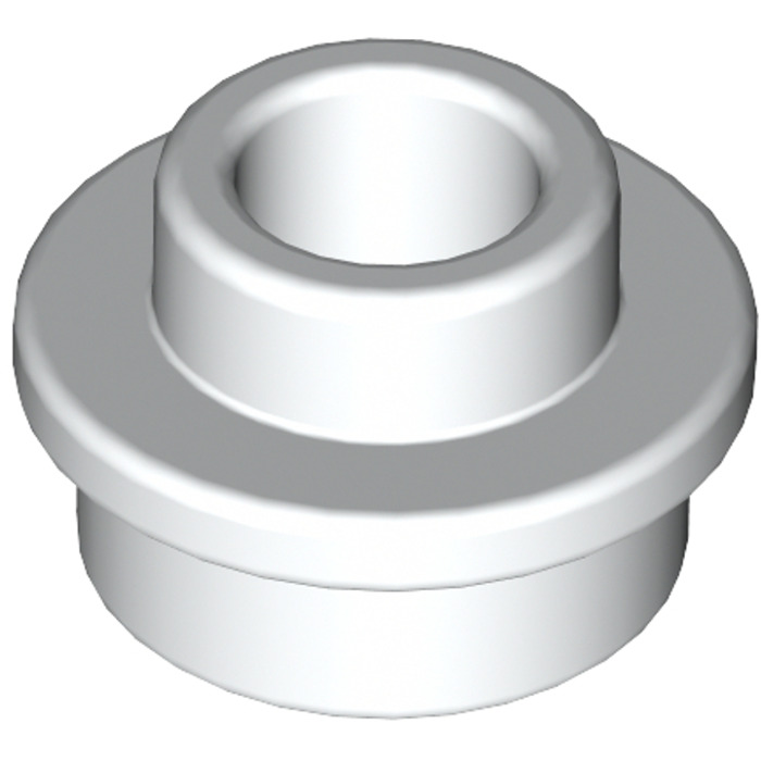 LEGO White Plate 1 x 1 Round with Open Stud (28626 / 85861) | Brick Owl ...