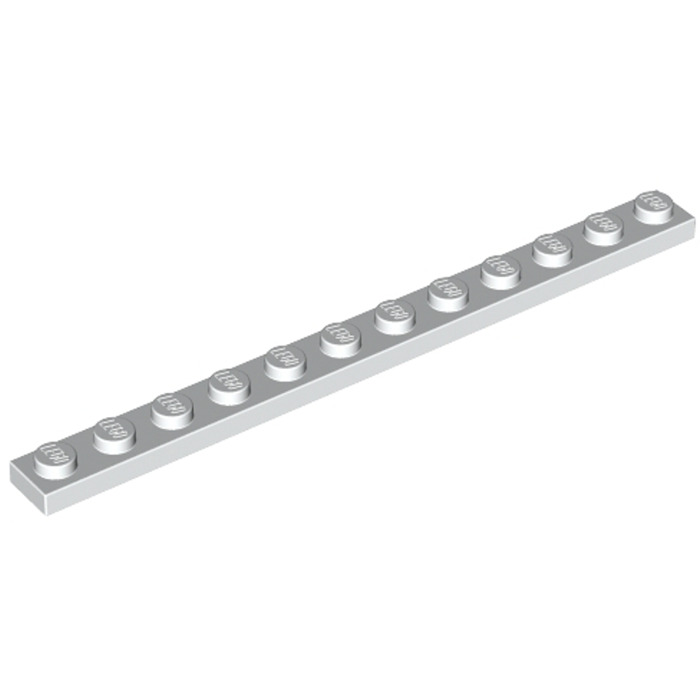 LEGO White Plate 1 x 12 (60479) | Brick Owl - LEGO Marketplace
