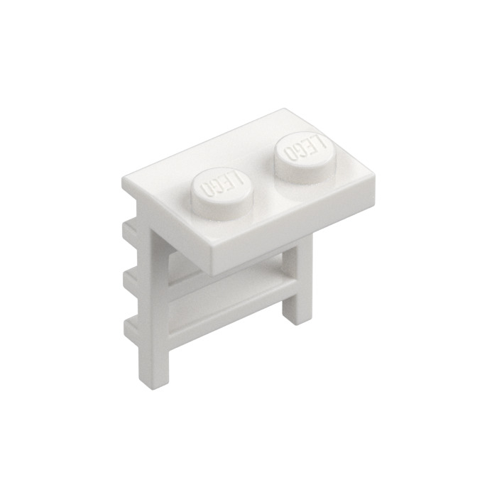 LEGO White Plate 1 x 2 with Ladder (4175 / 31593) | Brick Owl - LEGO ...