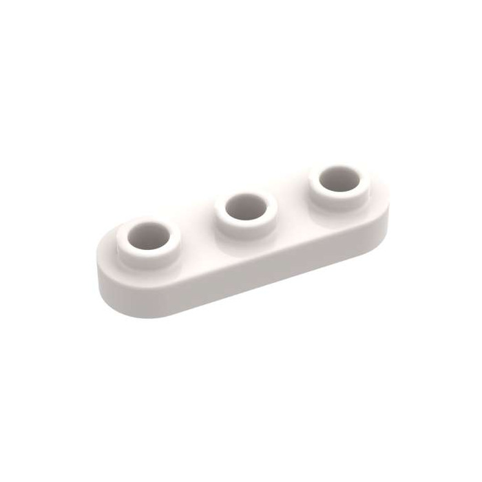LEGO Plate 1 x 3 with Rounded Ends (77850) | Brick Owl - LEGO Marketplace