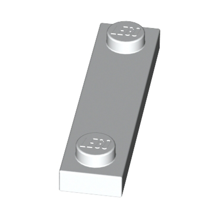 LEGO White Plate 1 x 4 with Two Studs without Groove (92593) | Brick ...