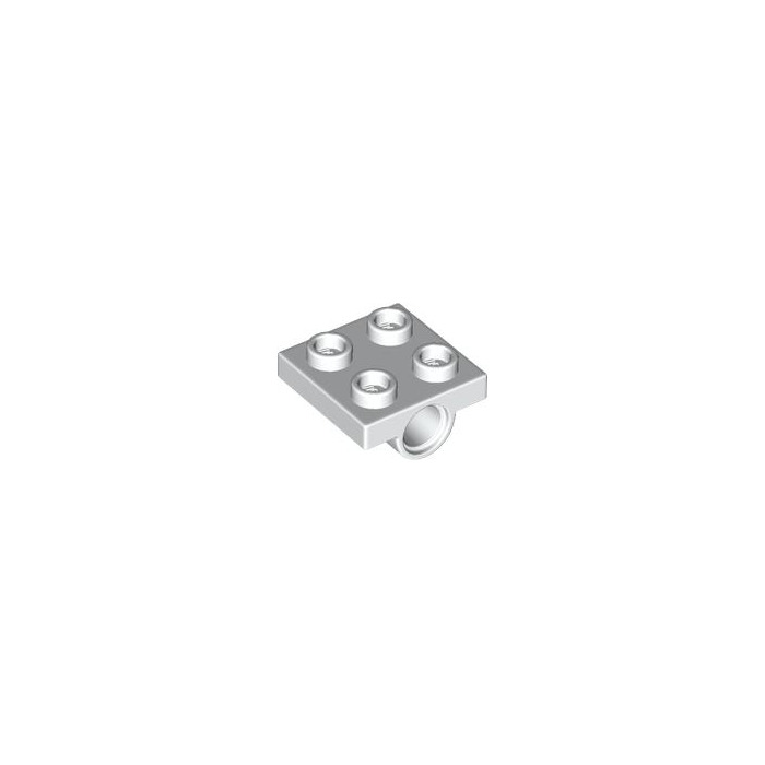 LEGO White Plate 2 x 2 with Pin Holes (2817) | Brick Owl