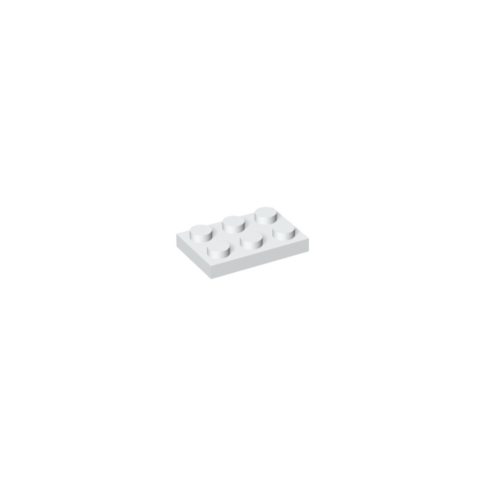 LEGO White Plate 2 x 3 (3021) | Brick Owl - LEGO Marketplace