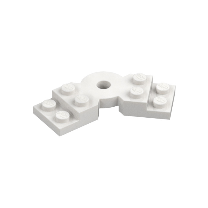 LEGO White Plate 2 x 6 x 0.7 Bent (79846) | Brick Owl