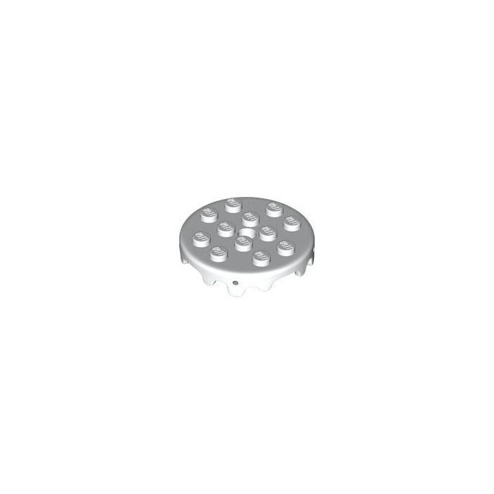 LEGO White Plate 4 x 4 Round Cake Frosting (65702) | Brick Owl - LEGO ...