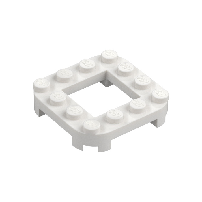 LEGO Plate 4 x 4 x 0.7 with Rounded Corners and 2 x 2 Open Center ...