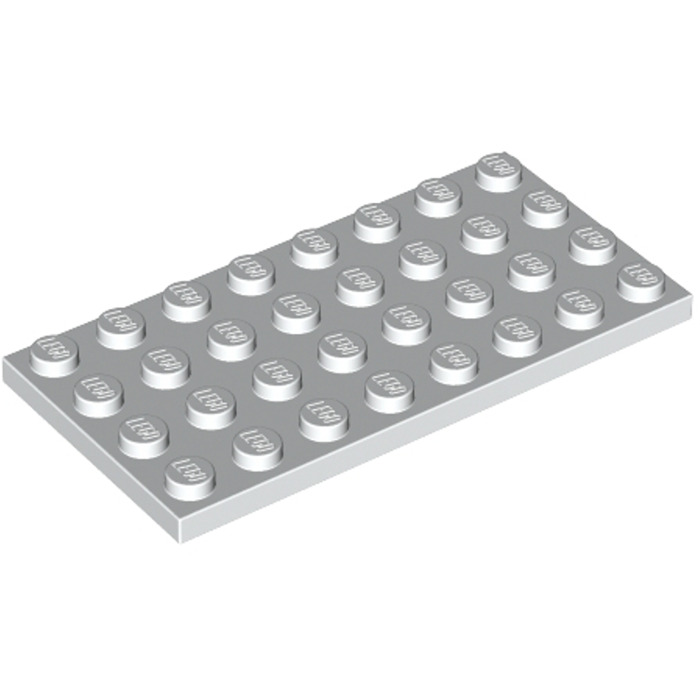 LEGO White Plate 4 x 8 (3035) | Brick Owl - LEGO Marketplace