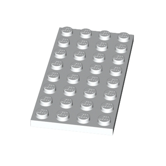 LEGO White Plate 4 x 8 (3035) | Brick Owl - LEGO Marketplace