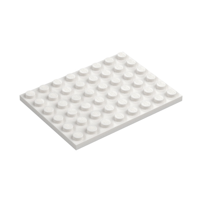 LEGO White Plate 6 x 8 (3036 / 7423) | Brick Owl - LEGO Marketplace