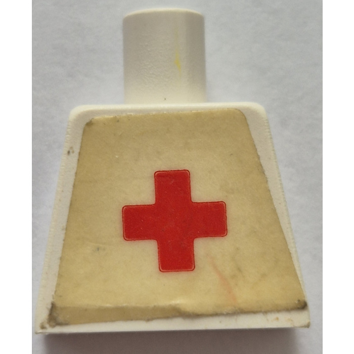 LEGO White Red Cross Doctor Town Torso without Arms (973) | Brick Owl ...