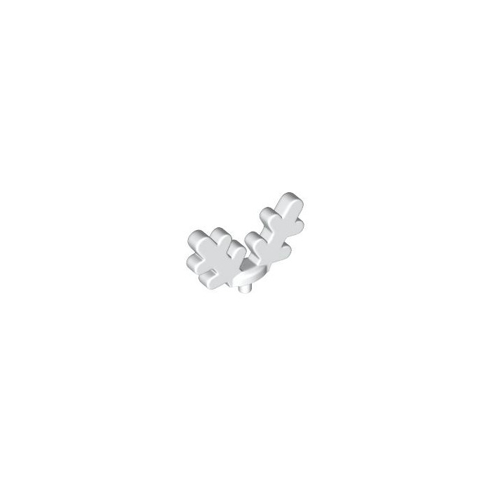 LEGO White Reindeer Antlers with Small Pin (1613) | Brick Owl