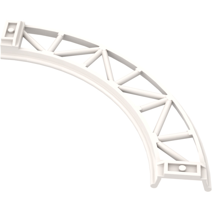 LEGO White Roller Coaster Rail 13 x 13 Curved (25061) | Brick Owl ...