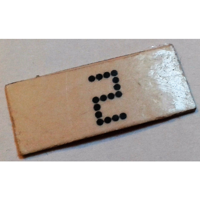 LEGO Scoreboard Number 2 | Brick Owl - LEGO Marketplace