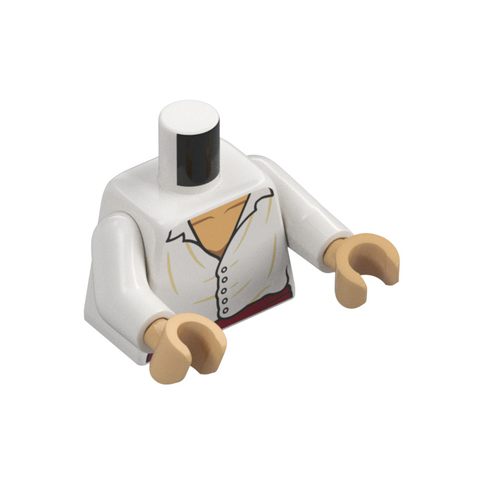 LEGO White Shanks Minifig Torso (973) | Brick Owl - LEGO Marketplace