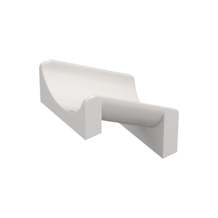 LEGO White Slide 4 x 6 x 6 Straight (27976) | Brick Owl