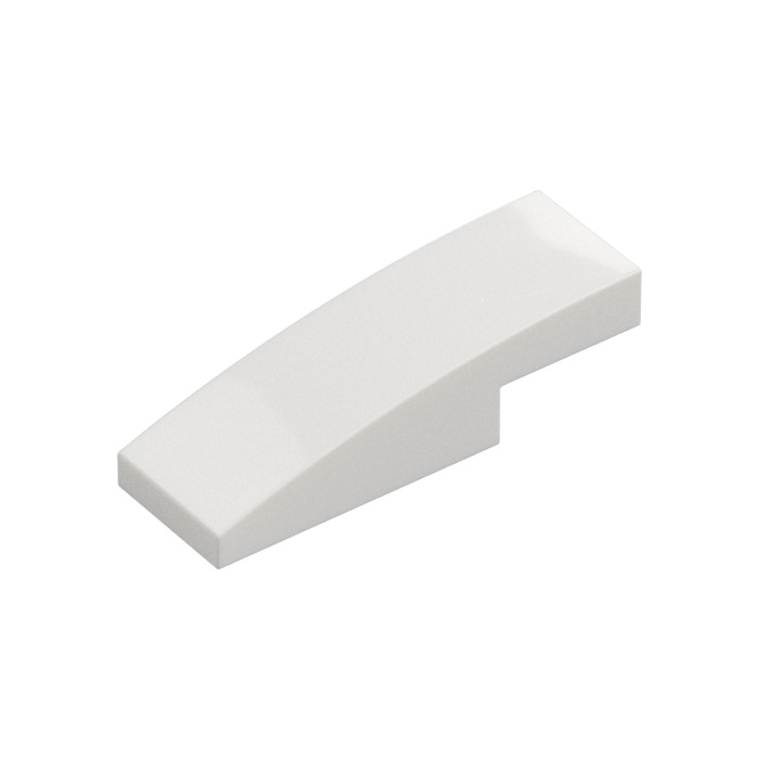 LEGO White Slope 0.7 x 3 Curved (7302) | Brick Owl