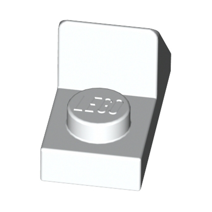 LEGO White Slope 1 x 2 (45°) with Plate (15672 / 92946) | Brick Owl ...