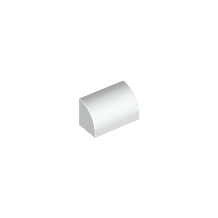 LEGO White Slope 1 x 2 Curved (7134 / 37352) | Brick Owl