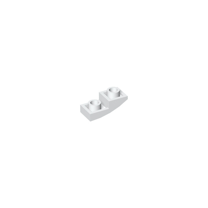 LEGO White Slope 1 x 2 Curved Inverted (24201) | Brick Owl - LEGO ...