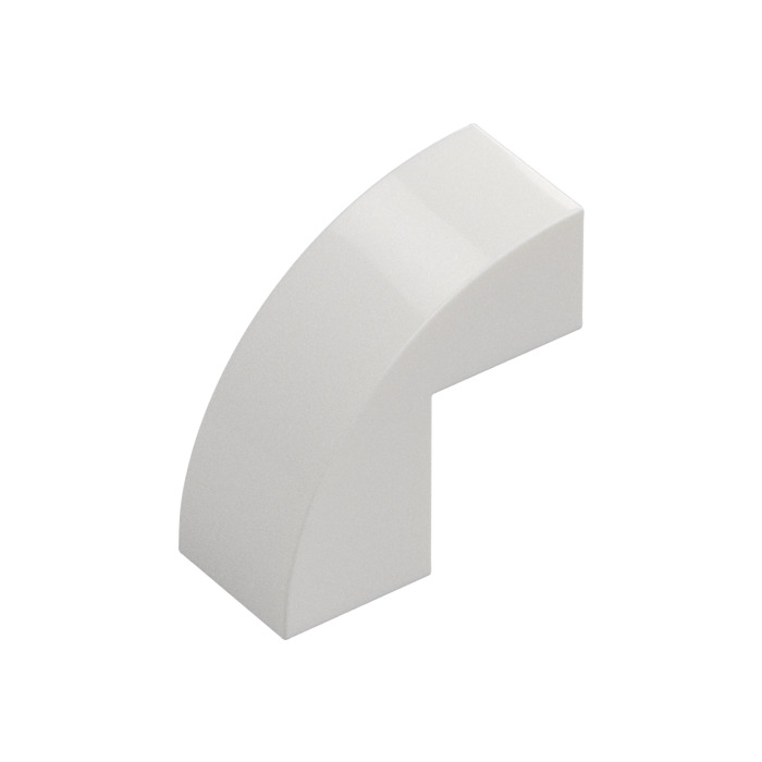 LEGO White Slope 1 x 2 x 1.7 Curved (5907) | Brick Owl