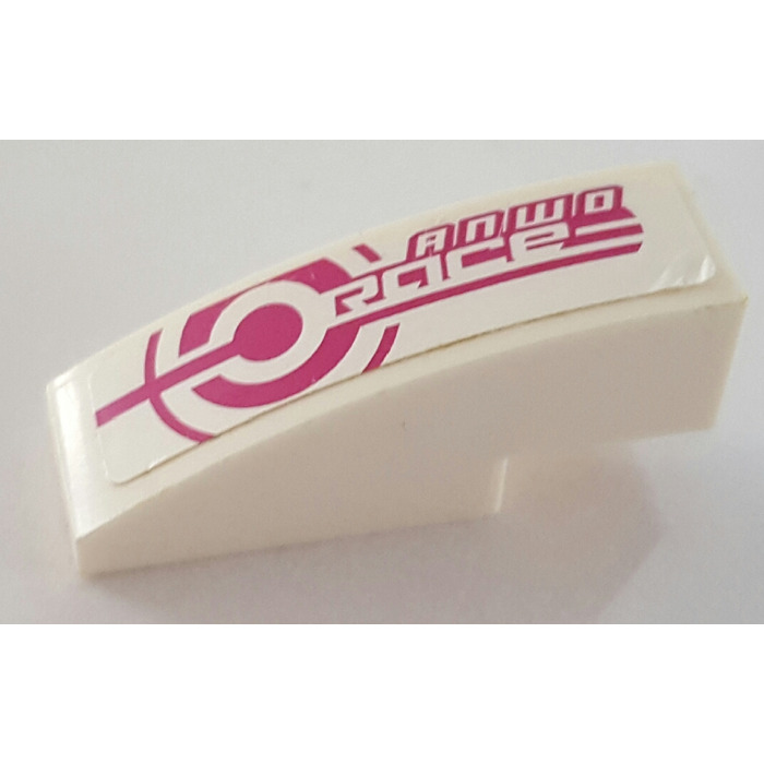 LEGO Slope 1 x 3 Curved with ANWO RACE Sticker (50950) | Brick Owl ...