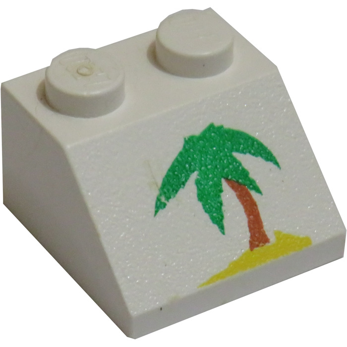 LEGO White Slope 2 x 2 (45°) with Palm Tree (3039) | Brick Owl - LEGO ...