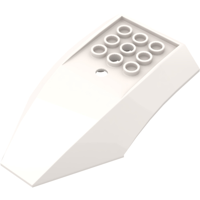 LEGO White Slope 2 x 6 x 10 Curved Inverted (47406) | Brick Owl - LEGO ...