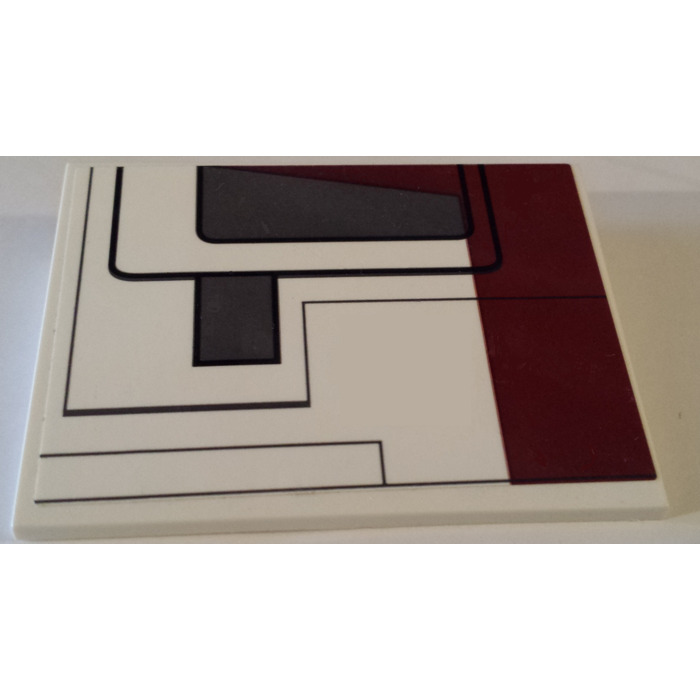 LEGO White Slope 6 x 8 (10°) with Republic Attack Gunship (Model Left ...