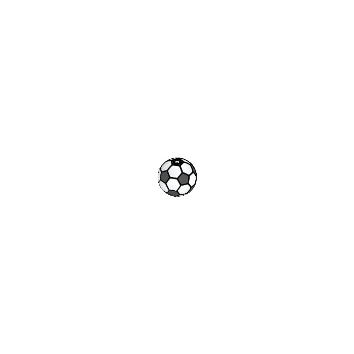 LEGO White Sports Ball with Black Pentagons (26562 / 101024) | Brick Owl