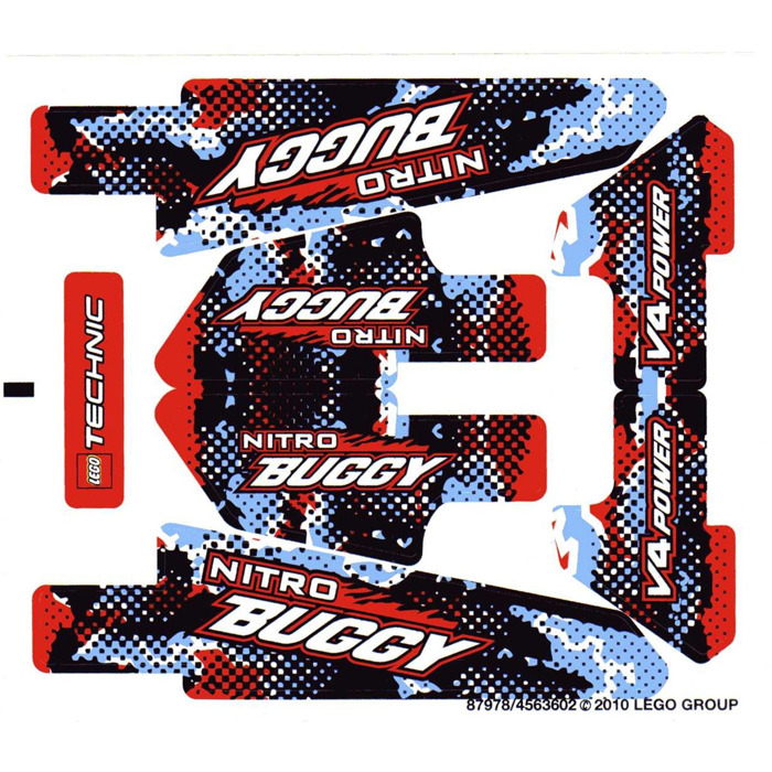 LEGO White Sticker Sheet for Set 8048 (87978) | Brick Owl - LEGO ...