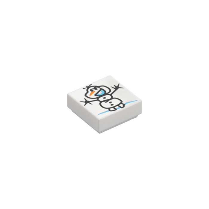 LEGO White Tile 1 x 1 with Decoration with Groove | Brick Owl - LEGO ...