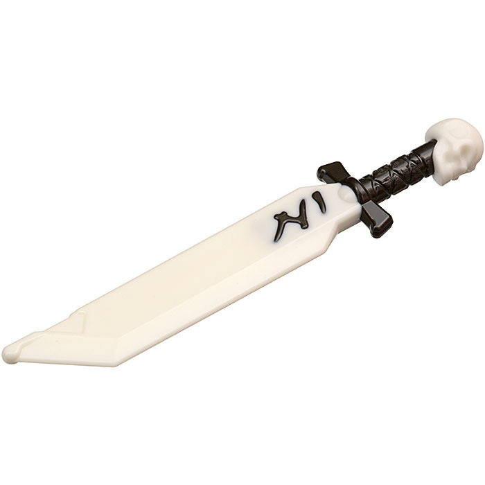 LEGO Sword with Skull Pommel and Black Hilt (66954) | Brick Owl - LEGO ...