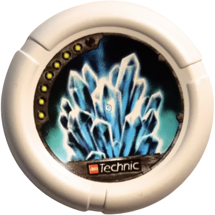 LEGO Technic Bionicle Weapon Throwing Disc with Ski / Ice, 7 pips ...