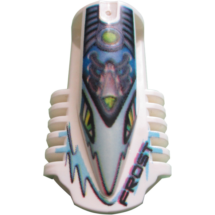 LEGO White Technic Block Connector with Curve with Frost (32310 / 84275 ...