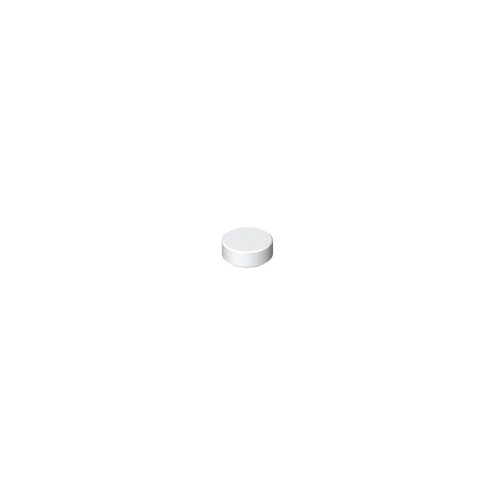 LEGO White Tile 1 x 1 Round (35381 / 98138) | Brick Owl - LEGO Marketplace