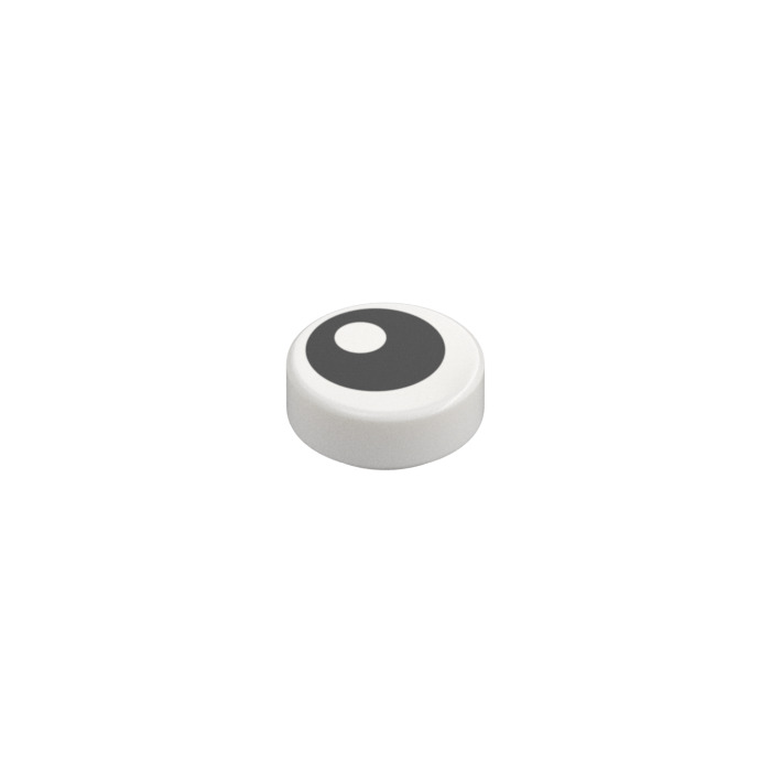 LEGO Tile 1 x 1 Round with Eye (10238 / 13360) | Brick Owl