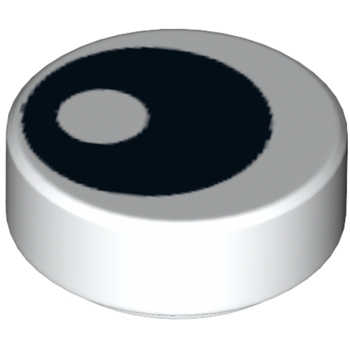 LEGO White Tile 1 x 1 Round with Eye (10238 / 13360) | Brick Owl - LEGO ...