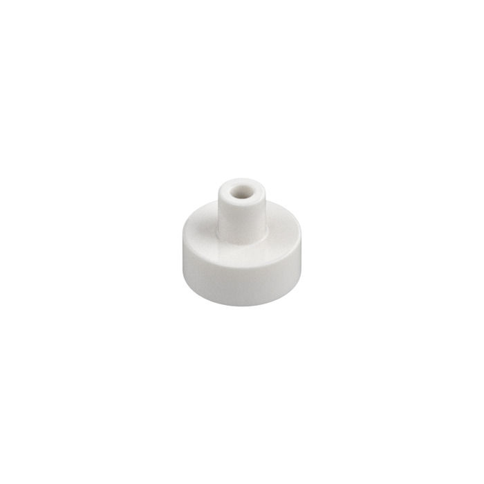 LEGO White Tile 1 x 1 Round with Hollow Bar (20482 / 31561) | Brick Owl ...