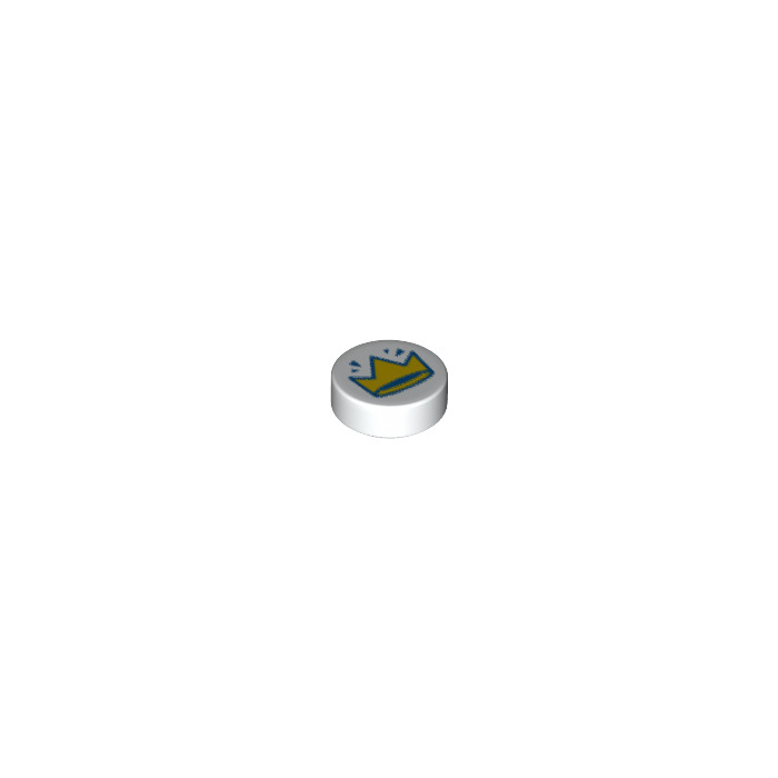 LEGO Tile 1 x 1 Round with Yellow Crown (35380 / 83152) | Brick Owl ...