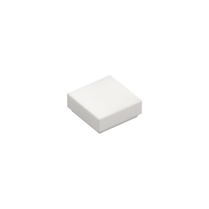 LEGO White Tile 1 x 1 with Groove (3070 / 113480) | Brick Owl