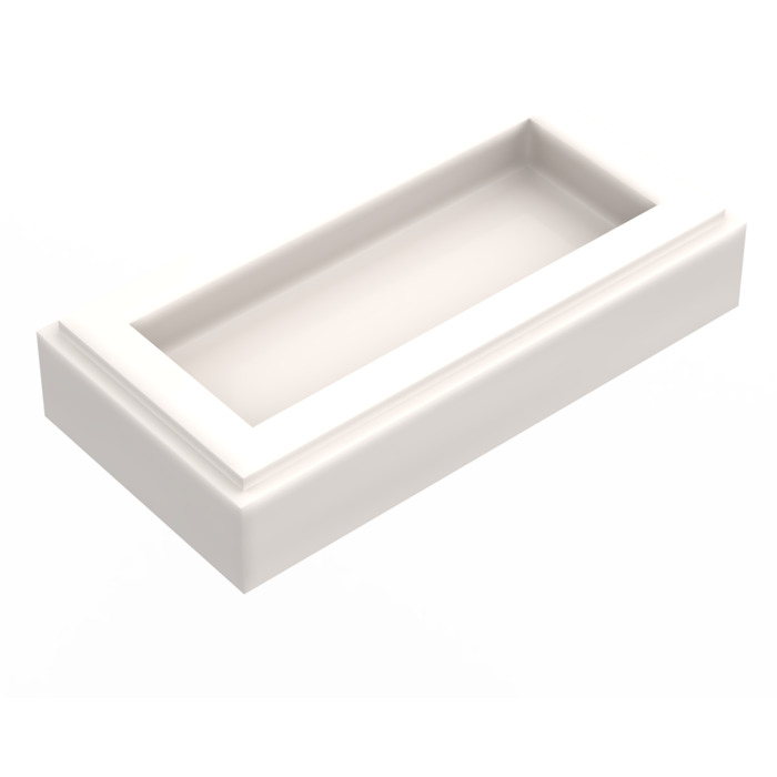 LEGO White Tile 1 x 2 with Groove (3069 / 113477) | Brick Owl