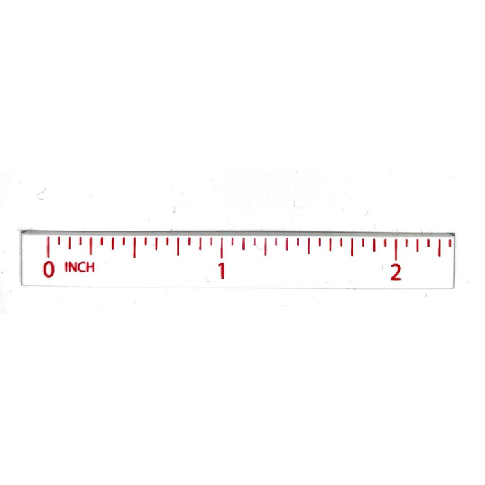 LEGO Tile 1 x 8 with Inch Ruler 0 - 2.6 (4162) | Brick Owl