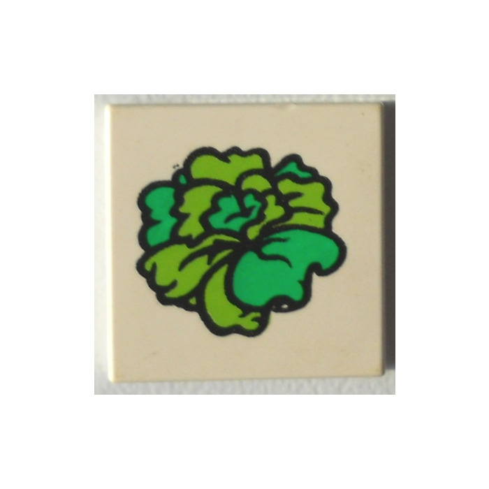 LEGO Tile 2 x 2 with Salad with Groove (3068) | Brick Owl - LEGO ...