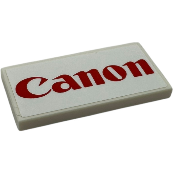 LEGO Tile 2 x 4 with 'Canon' Logo Sticker | Brick Owl - LEGO Marketplace
