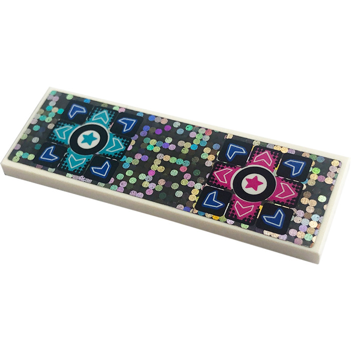 LEGO Tile 2 x 6 with Stars, Arrows, Holographic Sticker (69729) | Brick ...