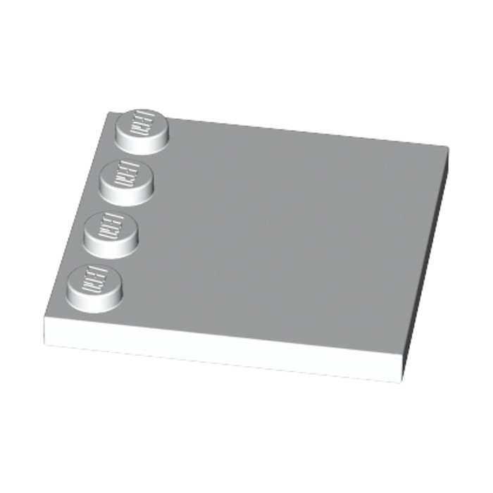 LEGO White Tile 4 x 4 with Studs on Edge (6179) | Brick Owl - LEGO ...