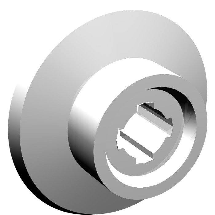 LEGO White Train Wheel 14.6mm (50254) | Brick Owl - LEGO Marketplace